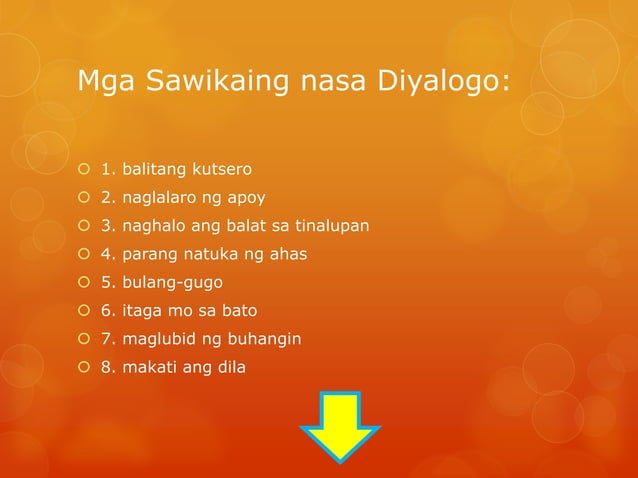 MGA SAWIKAIN AT SALAWIKAIN | PPTX