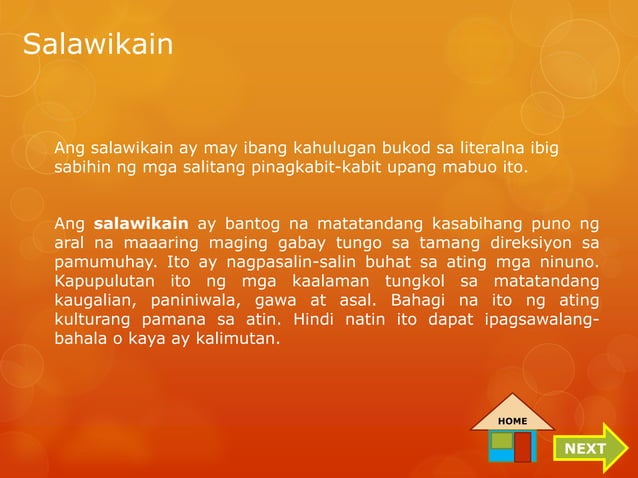 MGA SAWIKAIN AT SALAWIKAIN | PPTX