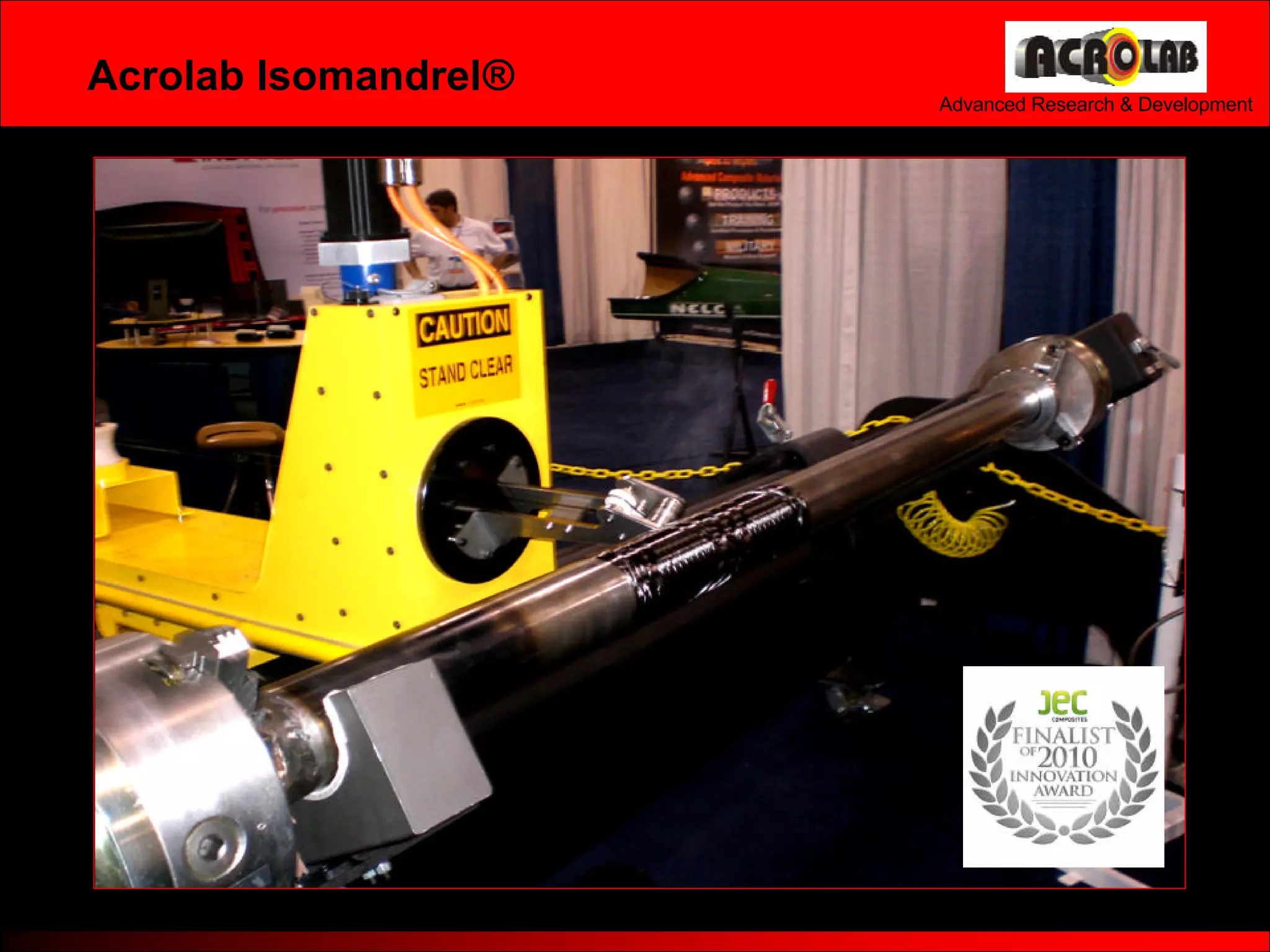 Isomandrel Technology & Filament Winding with carbon fiber epoxy ...