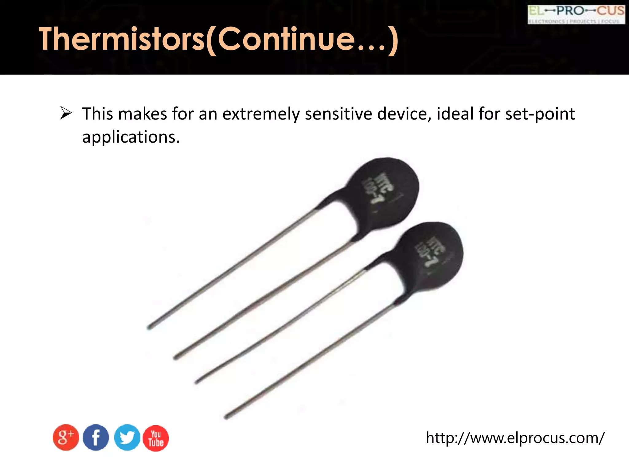 Temperature Sensors – Types | PPTX