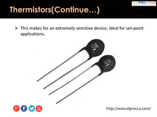Temperature Sensors – Types | PPTX | Chemistry | Science