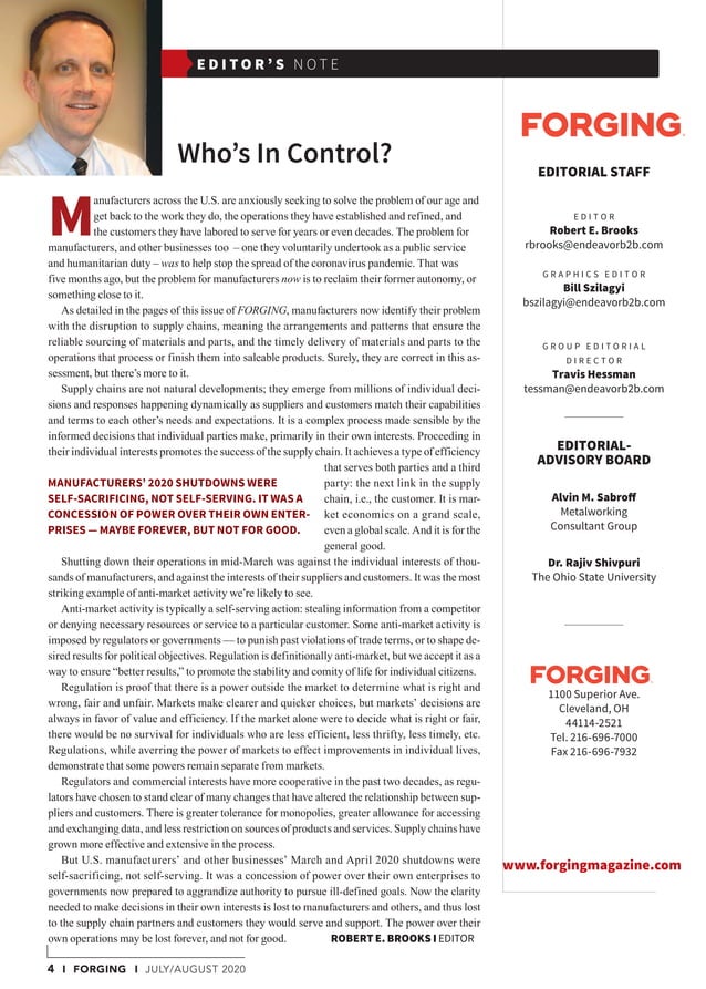 July/Aug Forging Magazine | PDF