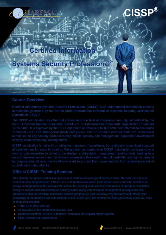 Certified Information Systems Security Professional | PDF