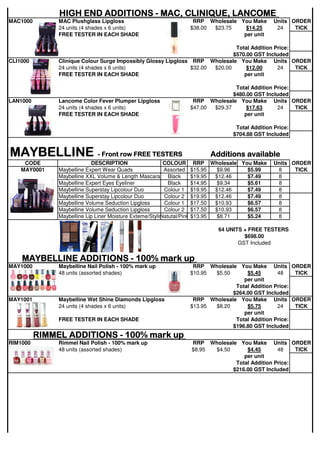 Wholesale Brand Name Display Stands | PDF