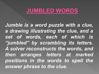 July Month Class VIReasoning Ability.pptx