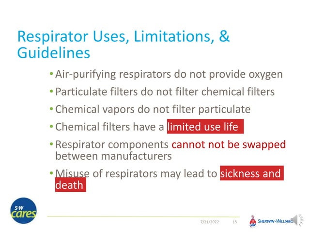 FES - Respiratory Protection | PPTX | Lung and Respiratory Health ...