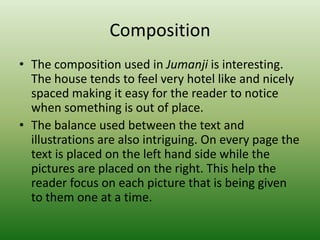 Illustration Analysis of the Picture Book Jumanji | PPTX