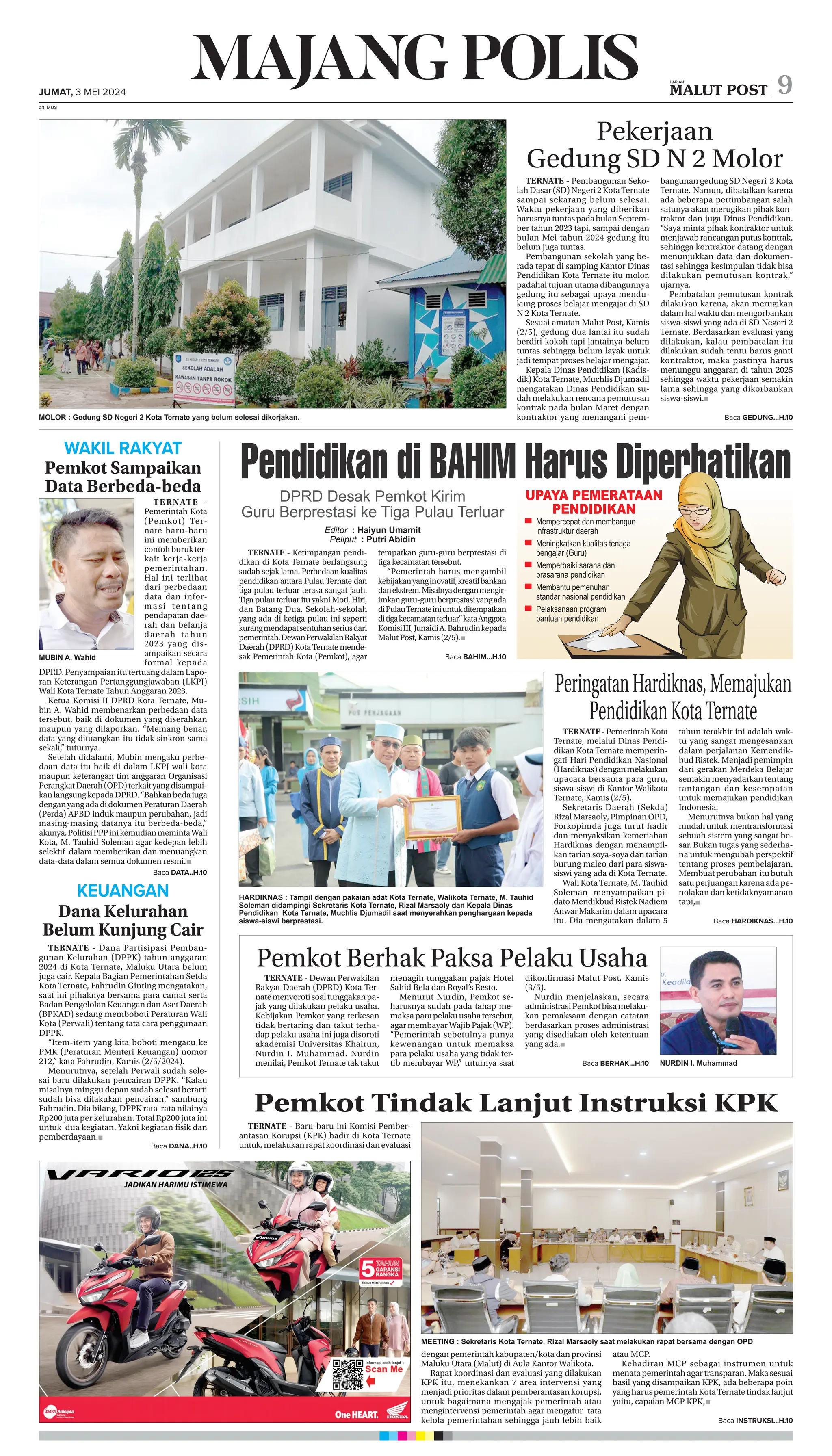 Epaper koran digital Malut Post, Edisi Terbaru | PDF