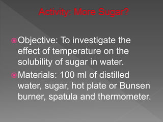 Factors Affecting Solubility | PPTX