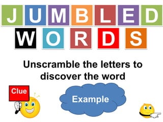 Jumbled Words Design