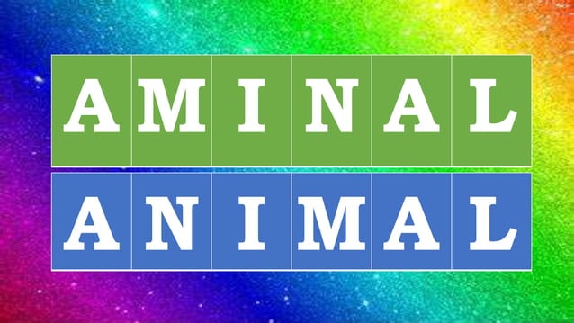 INTERACTIVE JUMBLE LETTERS GAME FOR KIDS.pptx