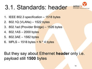 Jumbo frames in AMS-IX | PPT