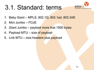 Jumbo frames in AMS-IX | PPT