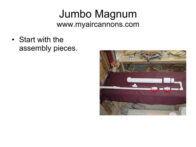 Jumbo Magnum Marshmallow Gun Assembly | PPT | Arms & Ammunition ...