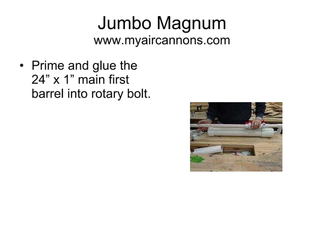 Jumbo Magnum Marshmallow Gun Assembly | PPT | Arms & Ammunition ...