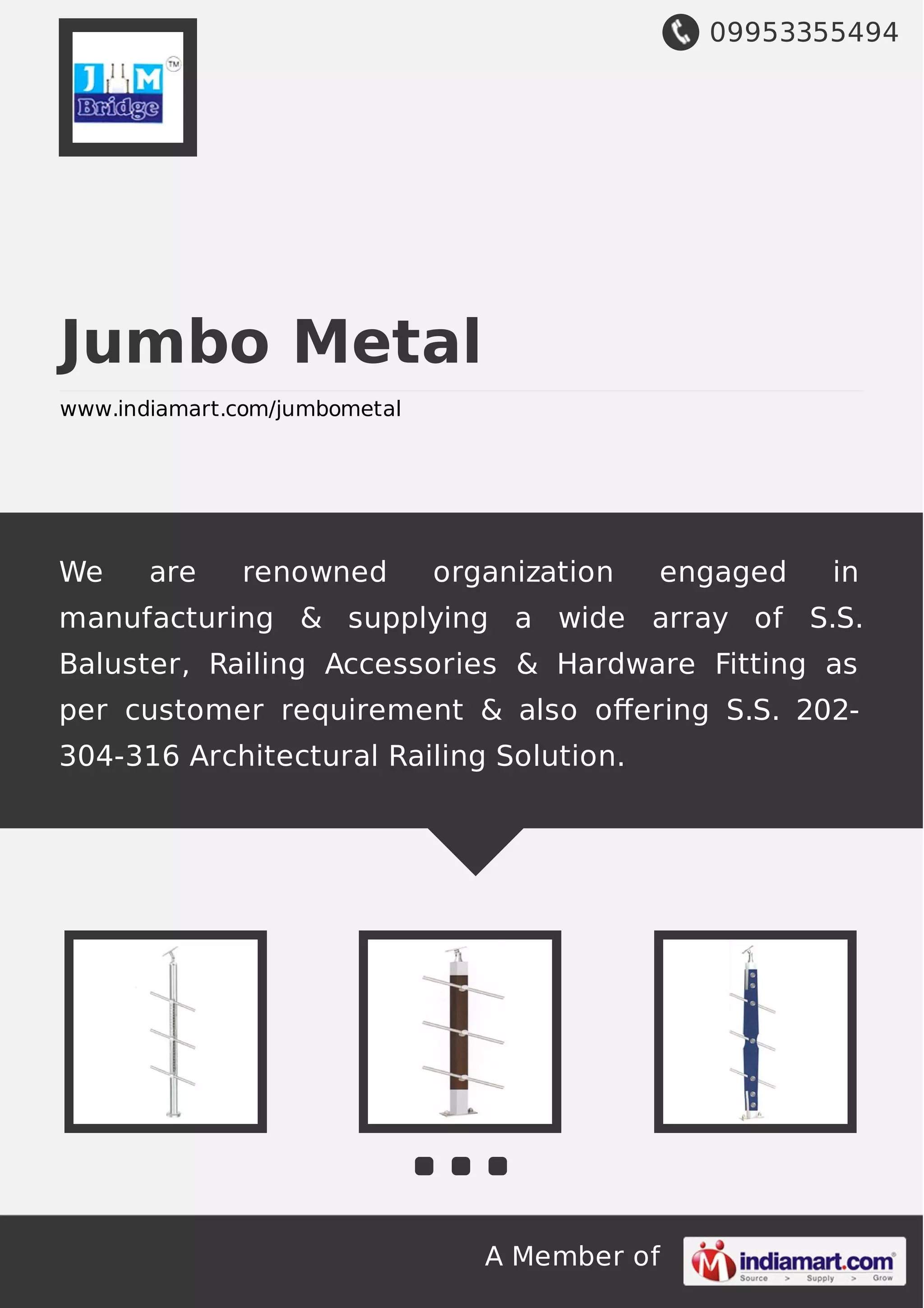 Jumbo Metal, Rajkot, S.S. Baluster | PDF