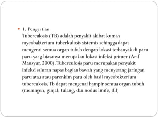 Jumlah data penderita tb paru kota sukabumi tahun | PPT