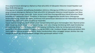 Jumlah kasus chikungunya di indonesia | PPT