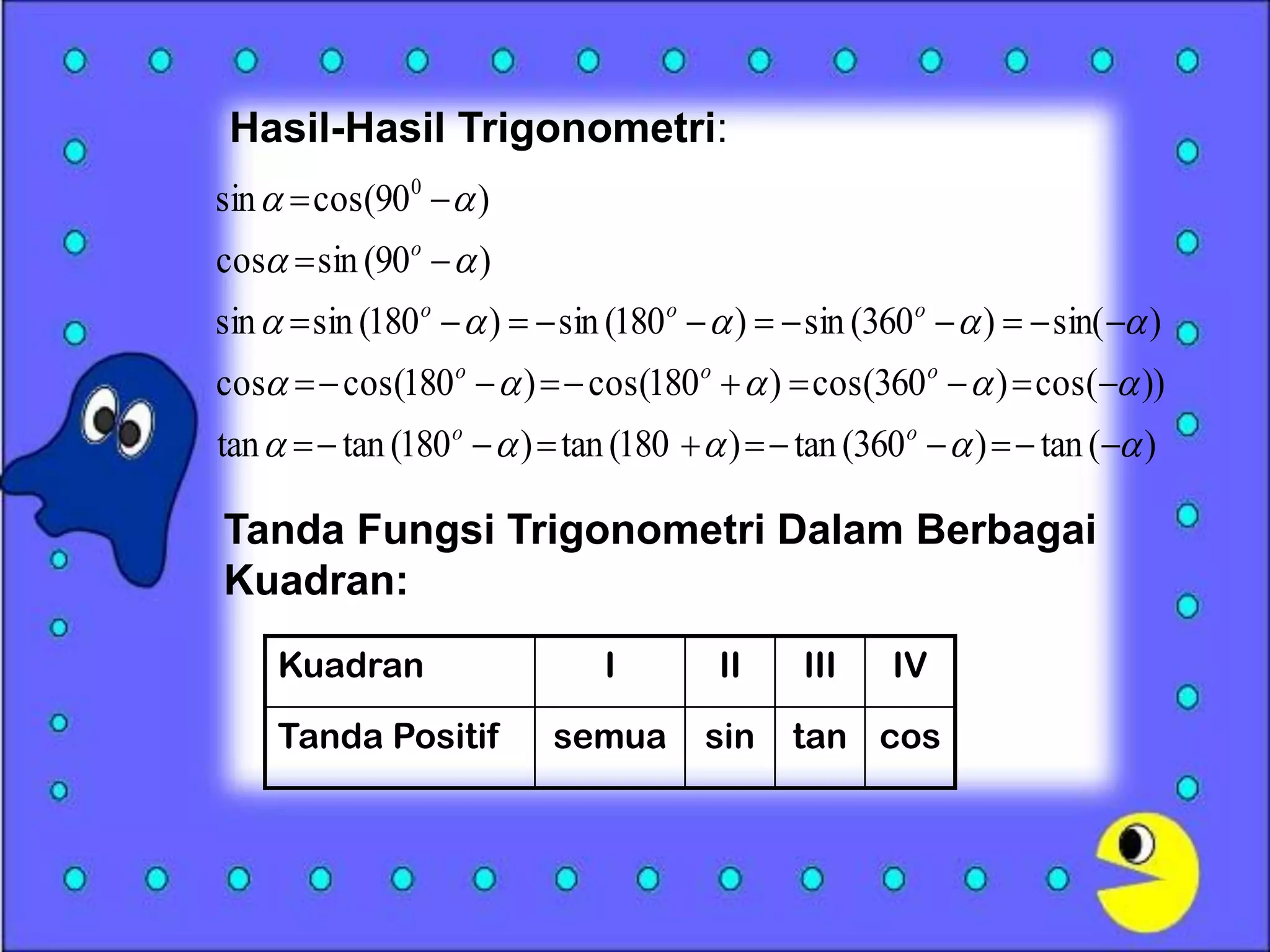 Jumlah sudut trigonometri | PDF