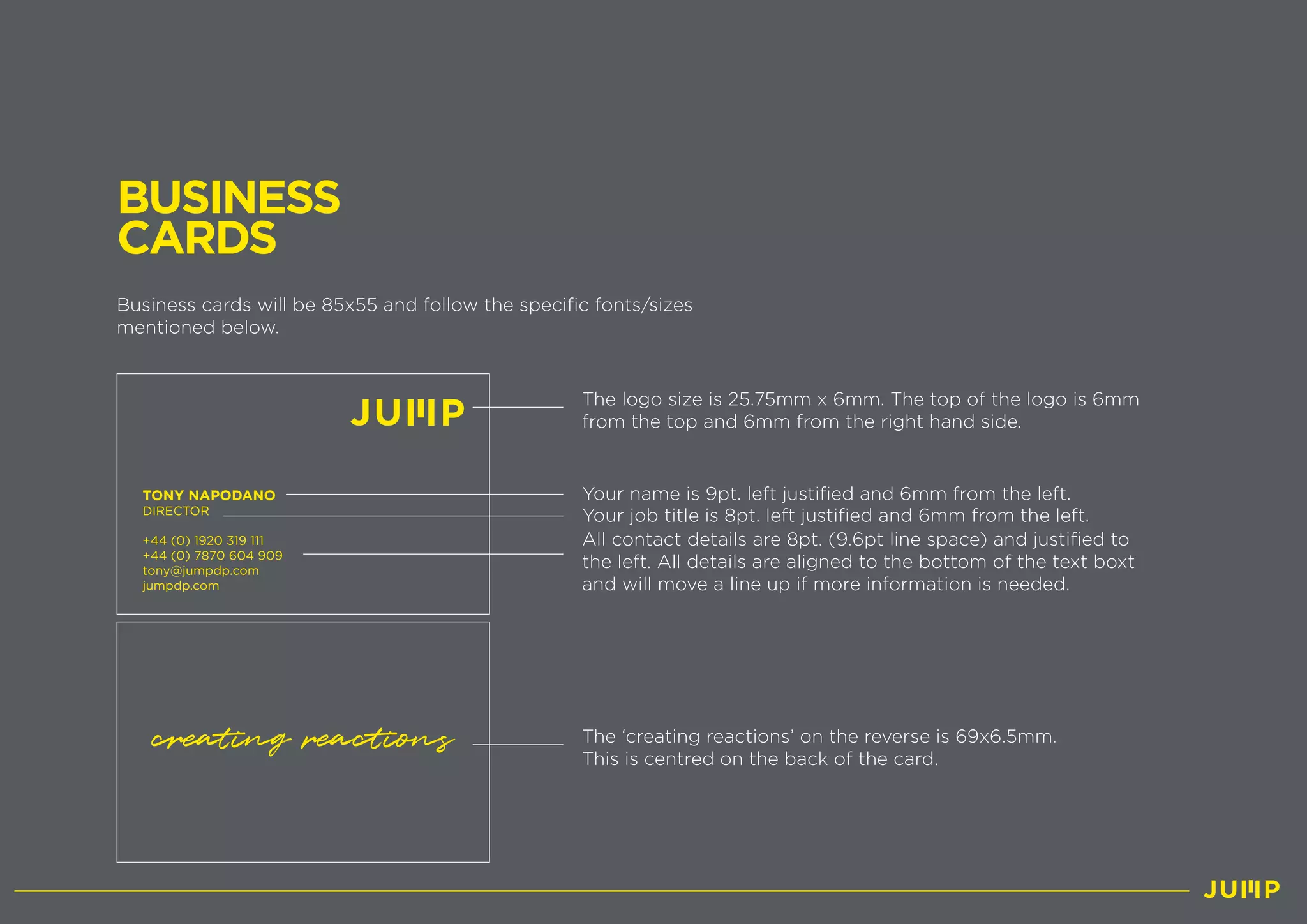 Brand Guideline Example: Jump brand guidelines 2019 | PPT
