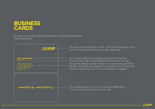 Brand Guideline Example: Jump brand guidelines 2019 | PDF