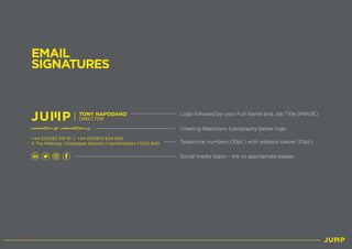 Brand Guideline Example: Jump brand guidelines 2019 | PPT