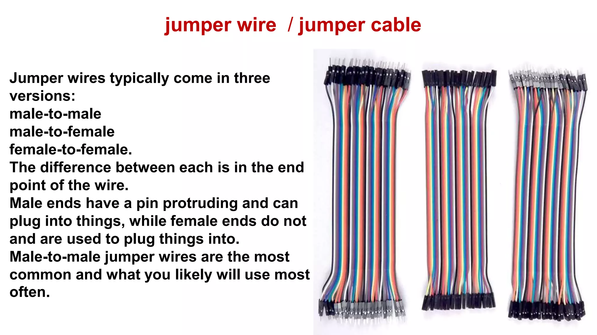 Jumper wires | PPTX
