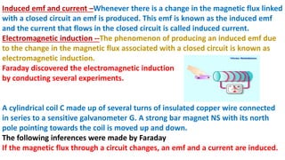 electromagnetic induction ( part 1 ) | PPTX