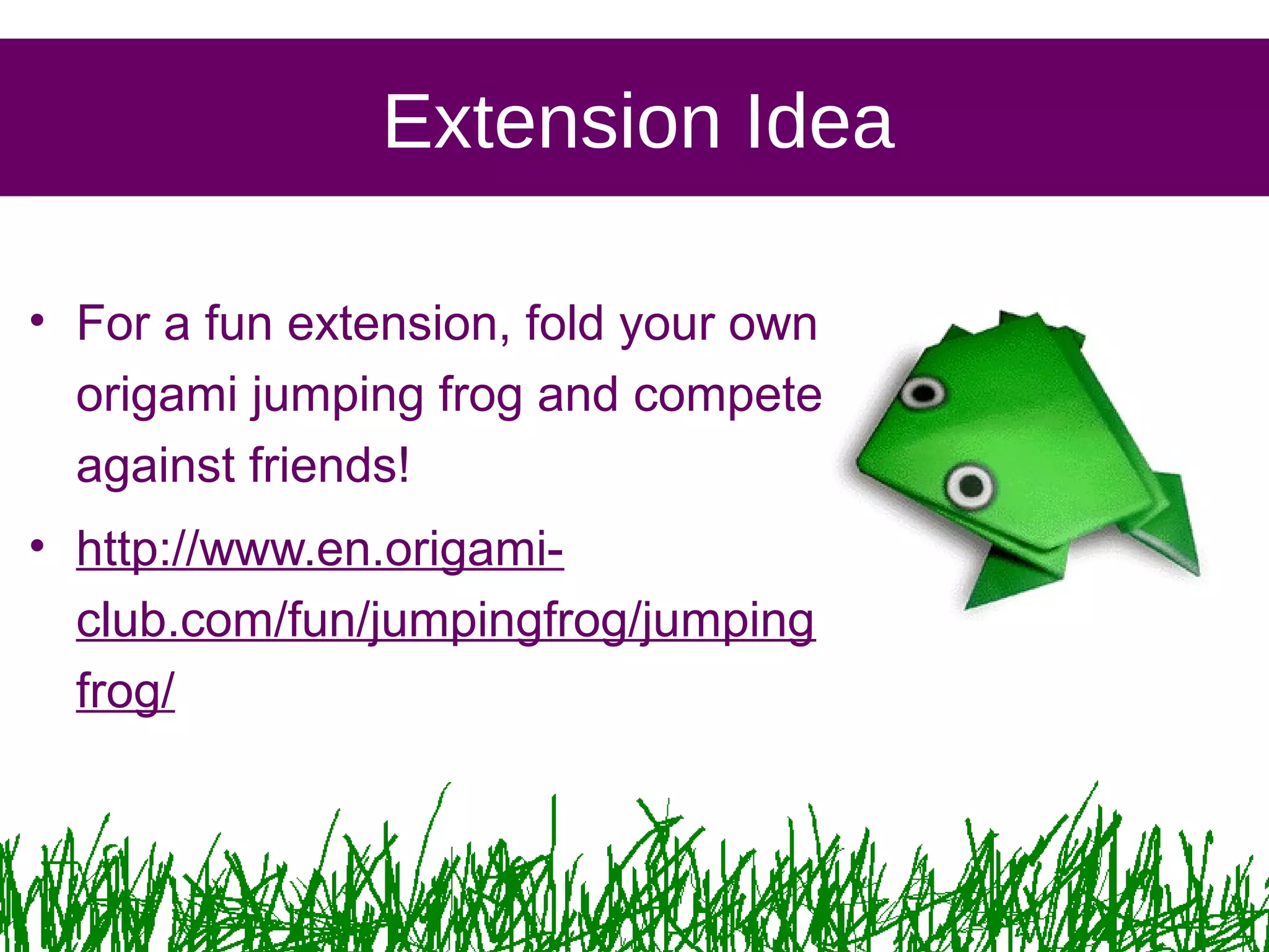 Jumping Frogs Problem | PPT