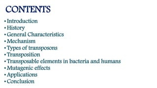type of genes - jumping genes | PPTX