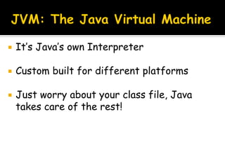 Jumping Into Java Then! | PPT