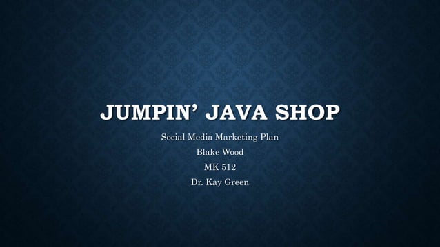 Jumpin' java shop smmp | PPT