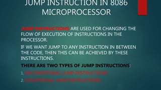 Jump&Loop instruction | PPT