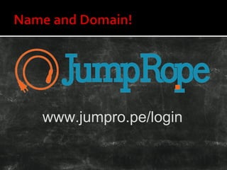 JumpRope Presentation | PPT