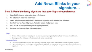 Tip and tricks for IBM Notes Mail - JUMP Session | PPT