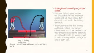 Jump starting a vehicle | PPTX