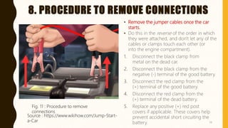 Jump starting a vehicle | PPTX