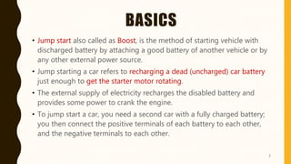 Jump starting a vehicle | PPTX