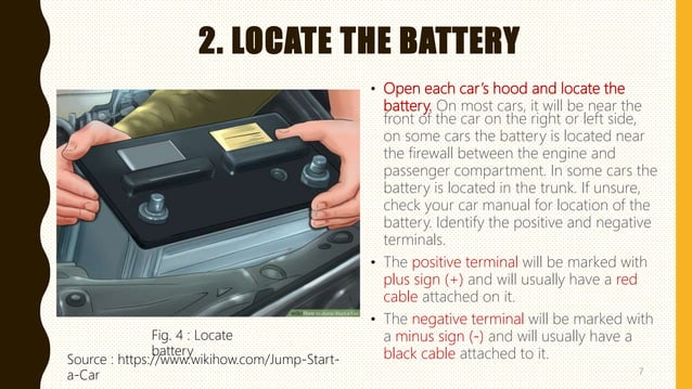 Jump starting a vehicle | PPTX