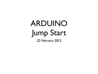 Arduino JumpStart | KEY | Technology & Computing
