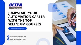 Jumpstart Your Automation Career with the Top Selenium Courses.pptx
