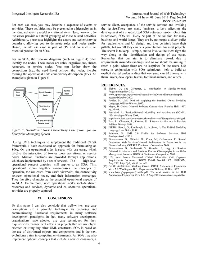 Study on Use Case Model for Service Oriented Architecture Development | PDF