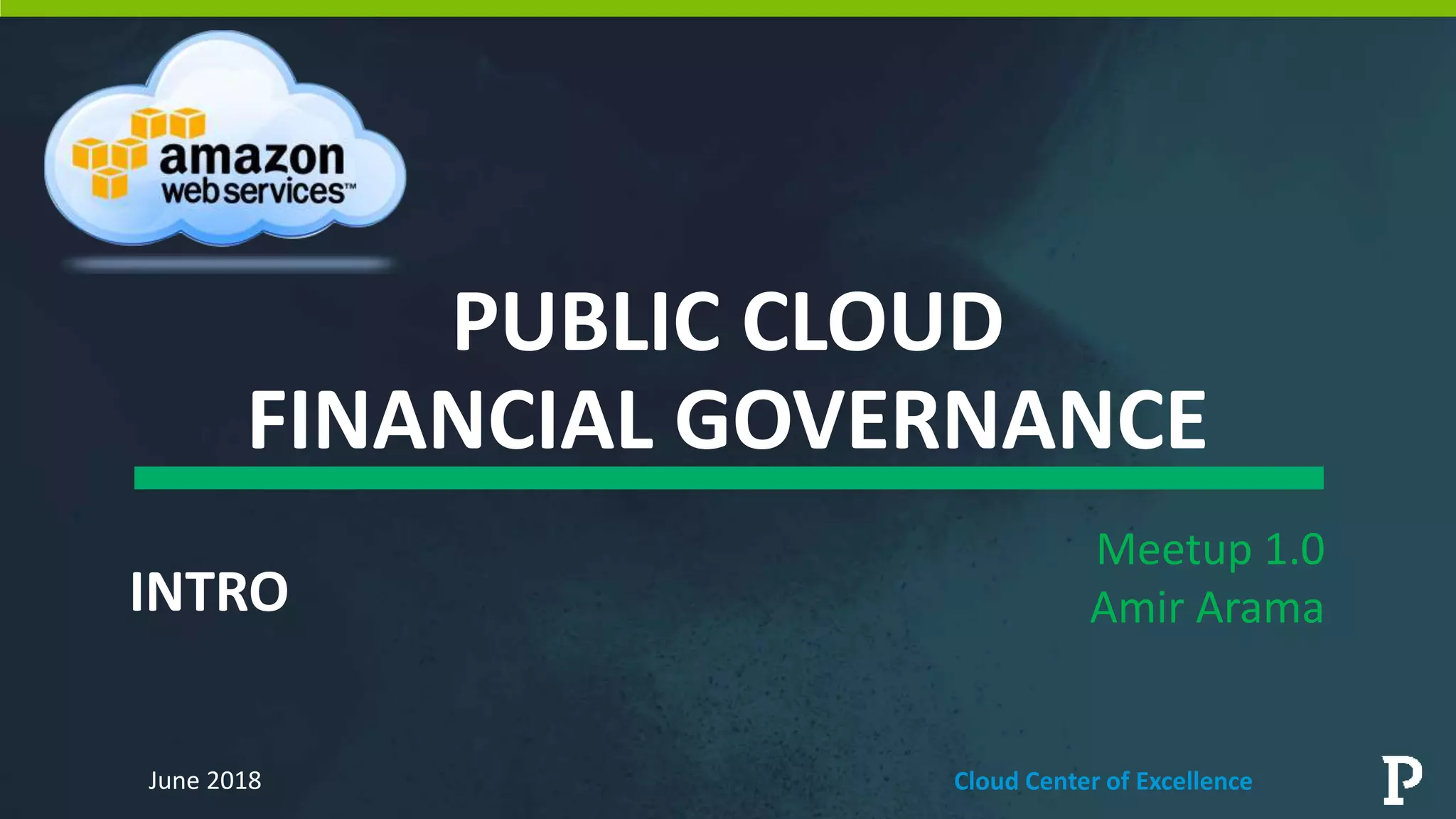 AWS Financial Governance Practice | PPT