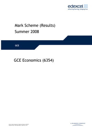 Unit Jun 08 - Mark Scheme | PDF