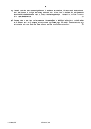 Computer paper 3 may june 2004 9691 cambridge General Certificate of ...