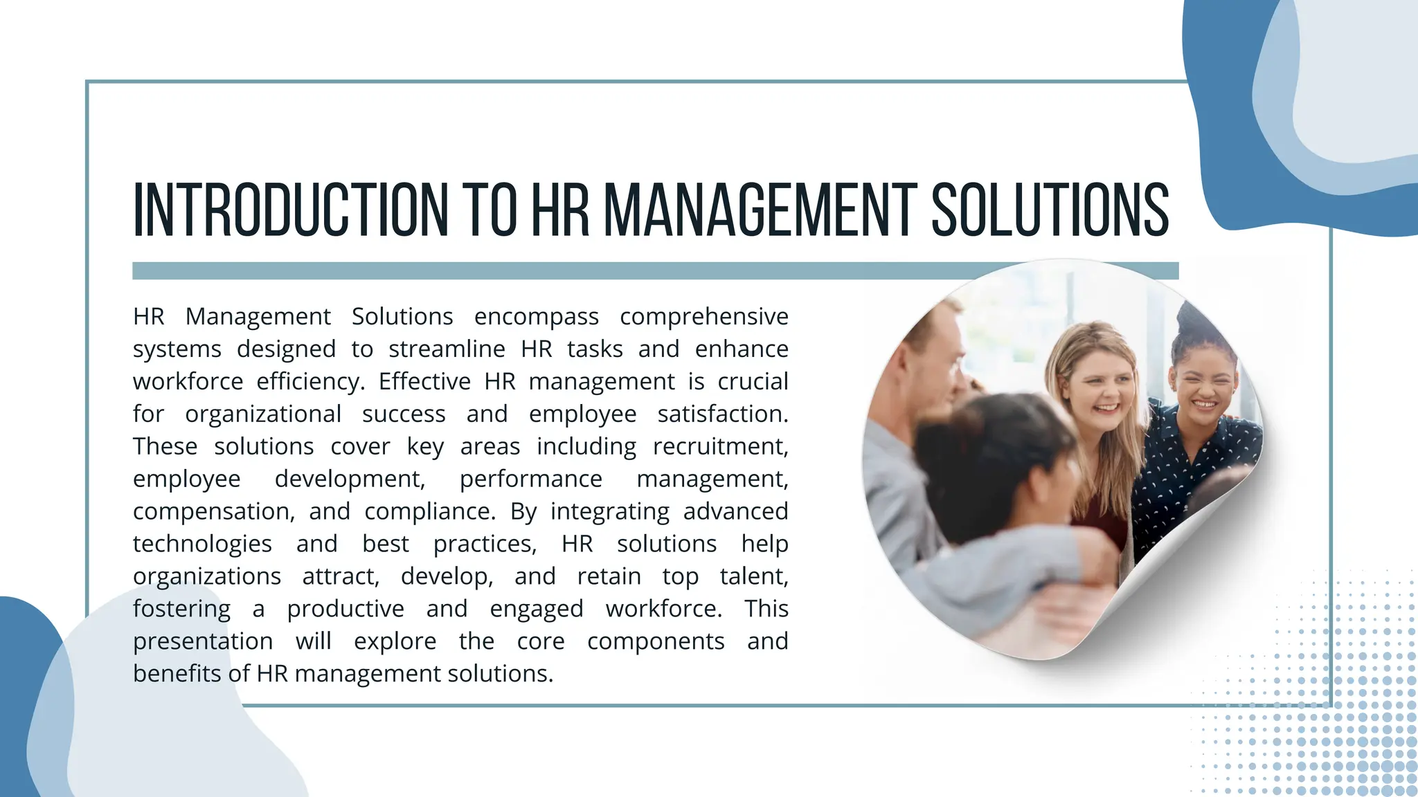 The HR management solutions at Parallel | PPT