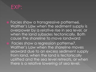 facies, walther's law by Junaid | PPTX
