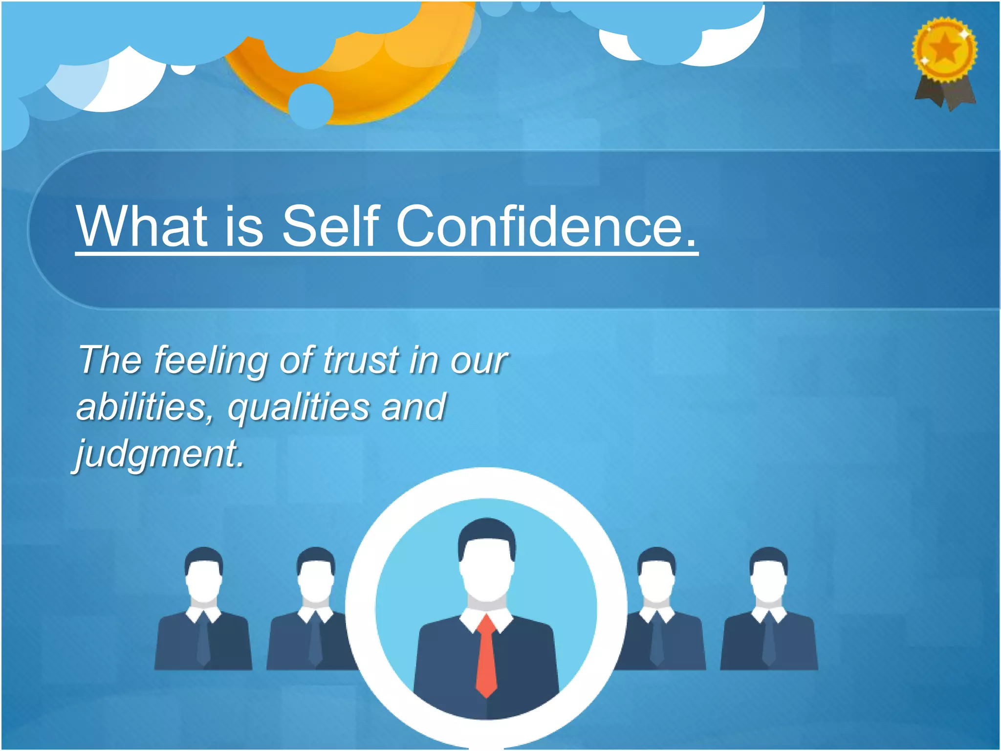 Self Confidence Presentation for BBA students | PPT