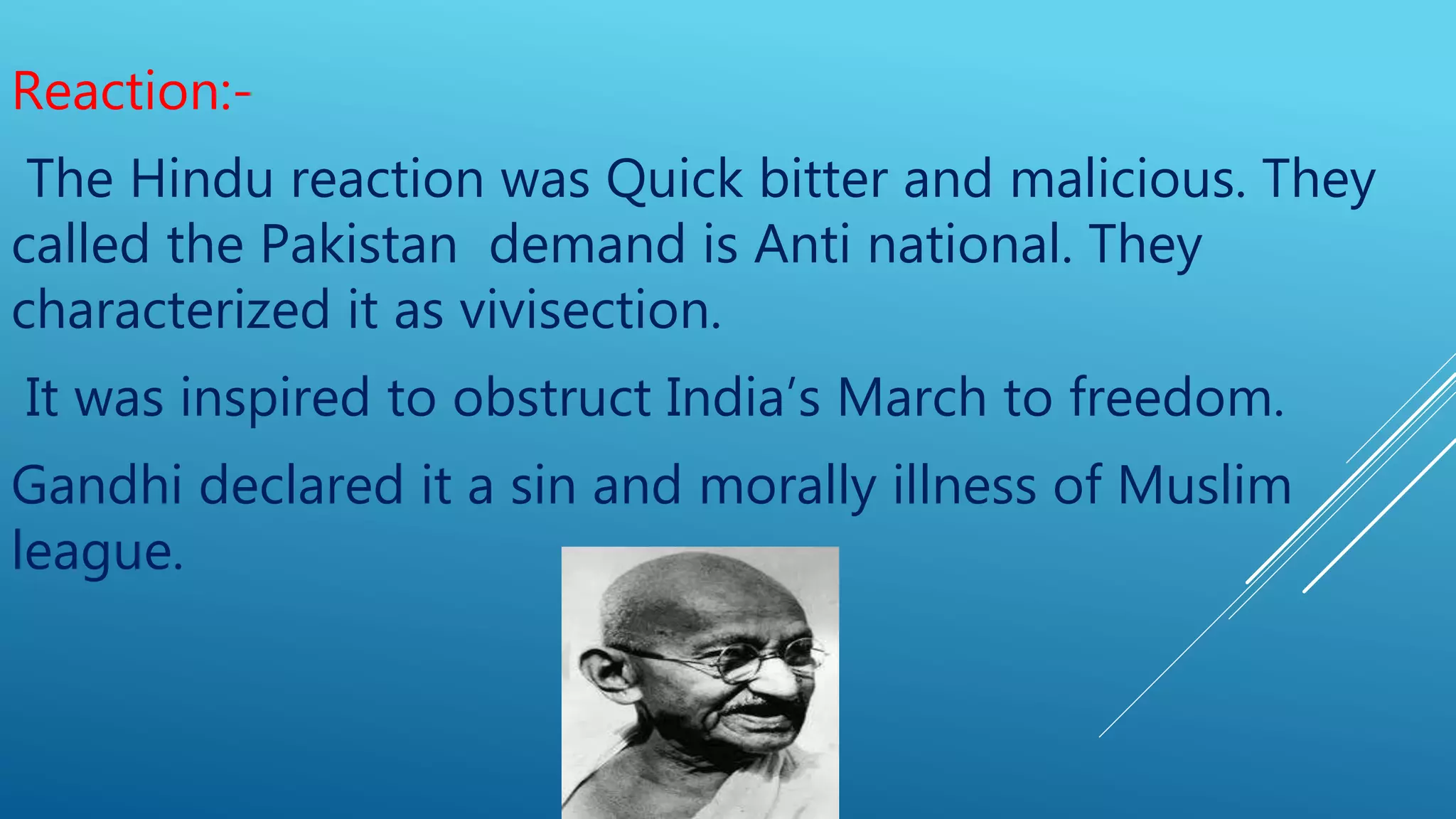 Lahore Resolution | PPT