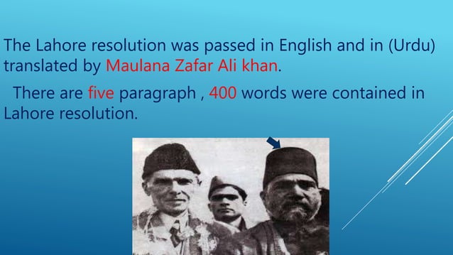 Lahore Resolution | PPT